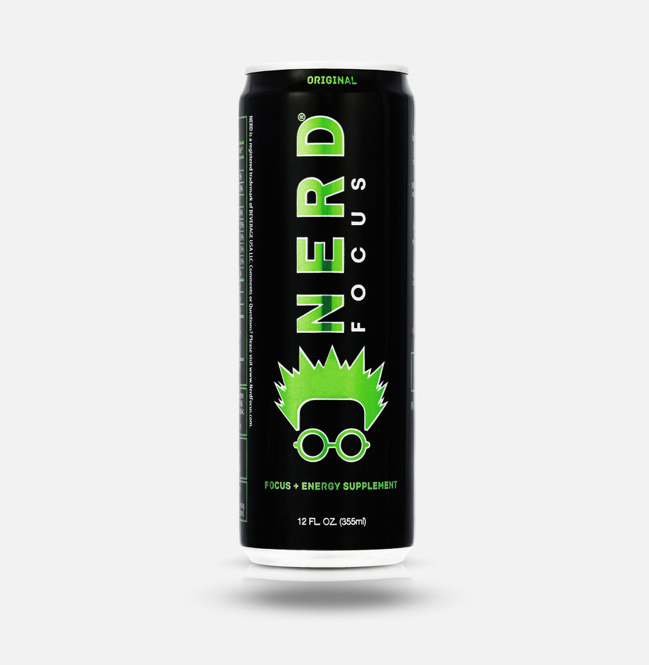 Nerd Focus Energy Drink With Nootropics & Vitamins – NerdFocus