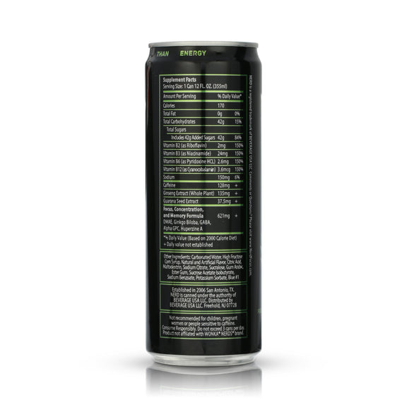 Nerd Focus Energy Drink With Nootropics & Vitamins – NerdFocus